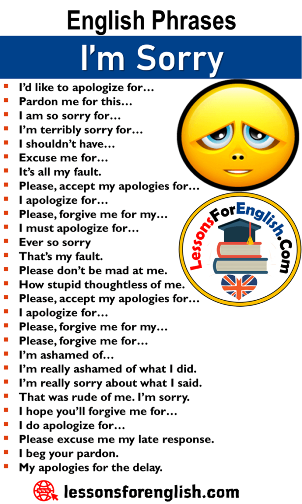 Apology Synonym